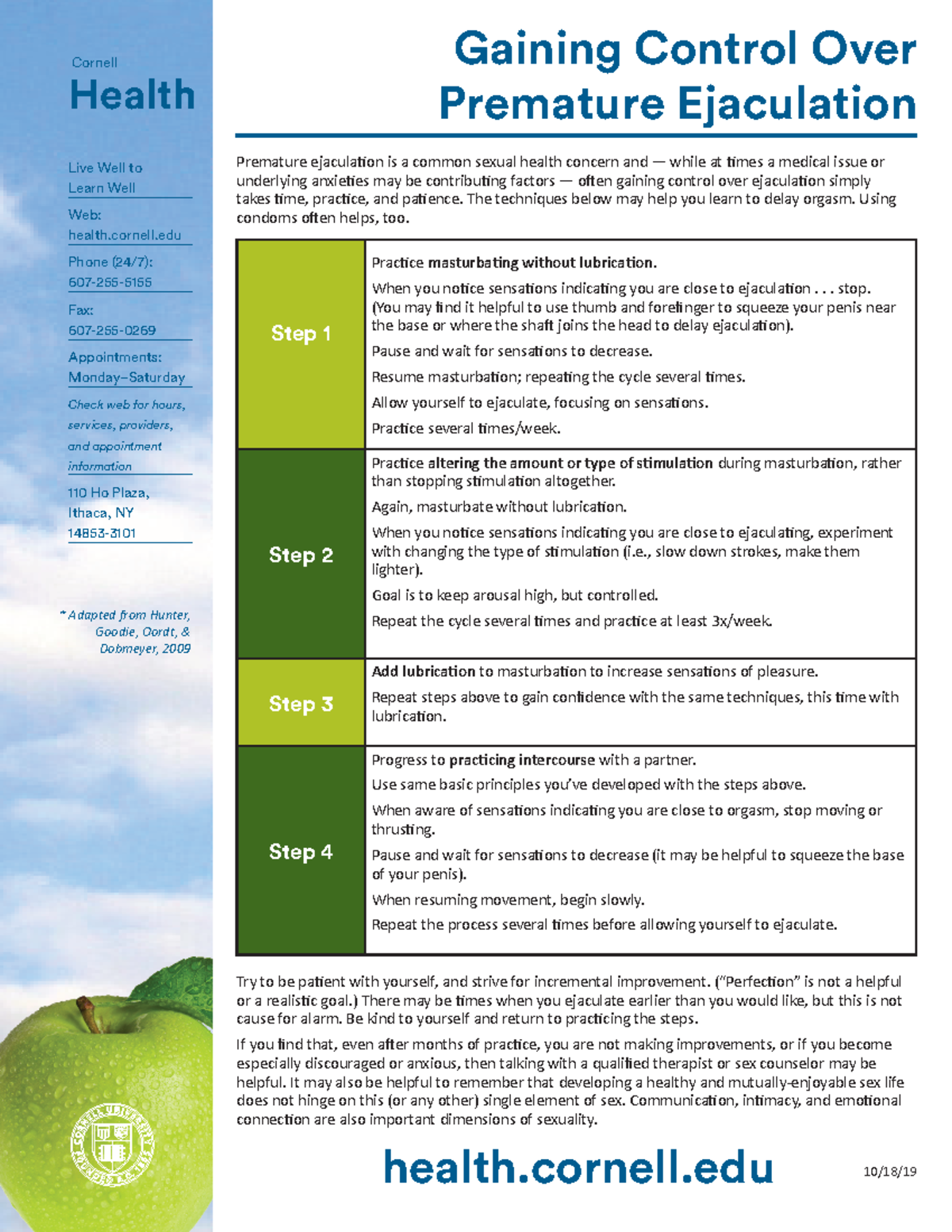 Premature ejaculation gaining control - Gaining Control Over Premature ...