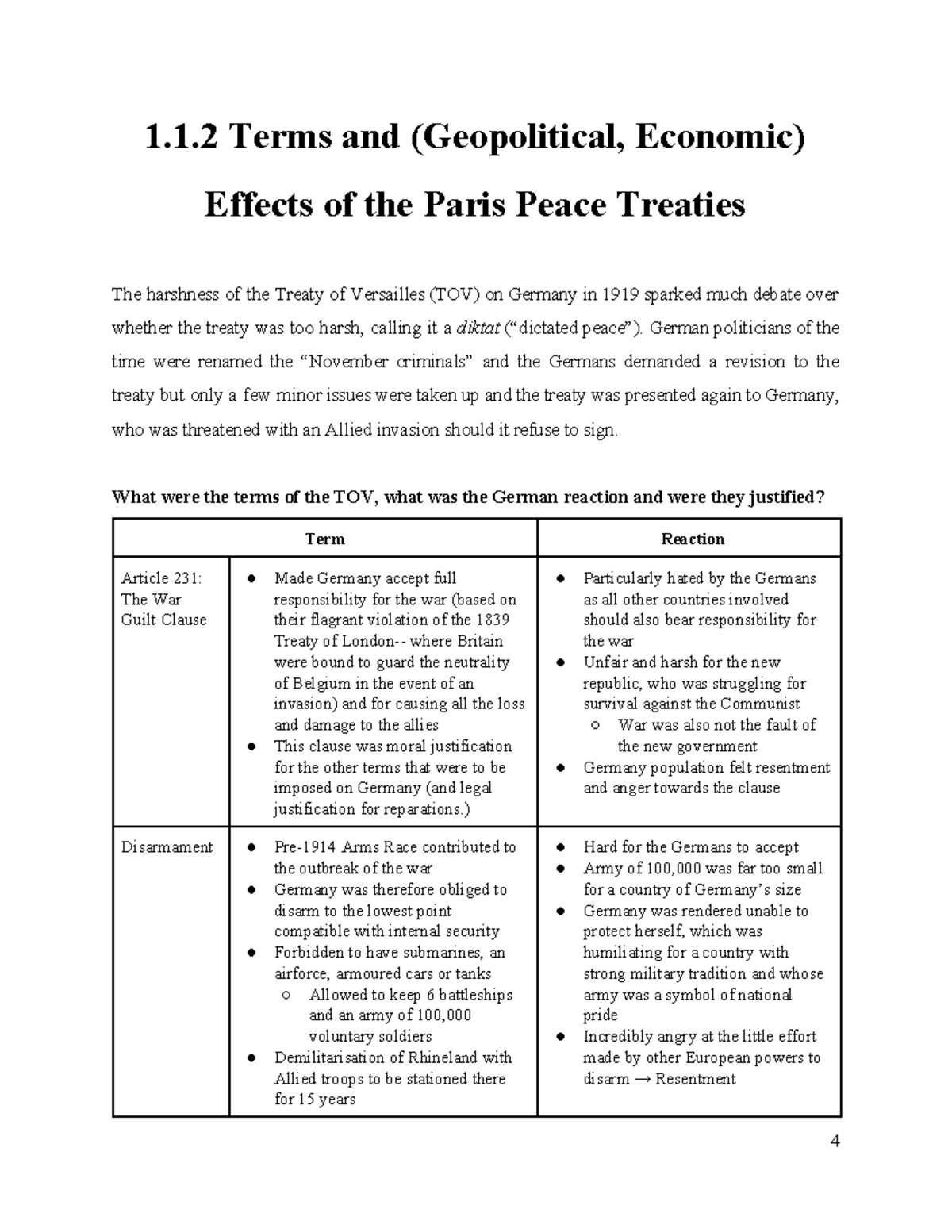 History of paris - 1. 1. 2 Terms and (Geopolitical, Economic) Effects ...