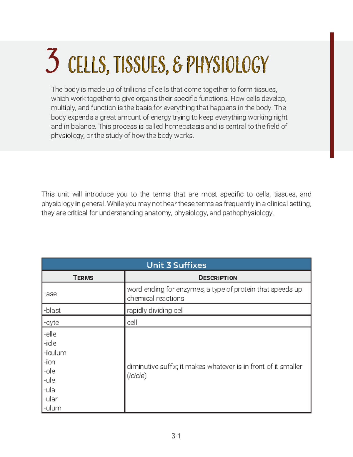 Unit 03 Lecture Notes - This unit will introduce you to the terms that ...