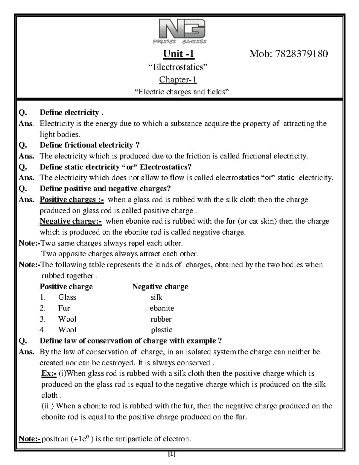 12th Chapter 1 Electric Charge & Fields 2023 3c1a9712-0bca-44e2-a034 ...