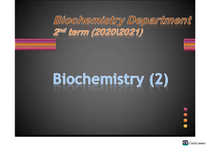 Bio Written by R - Biochemistry - Studocu