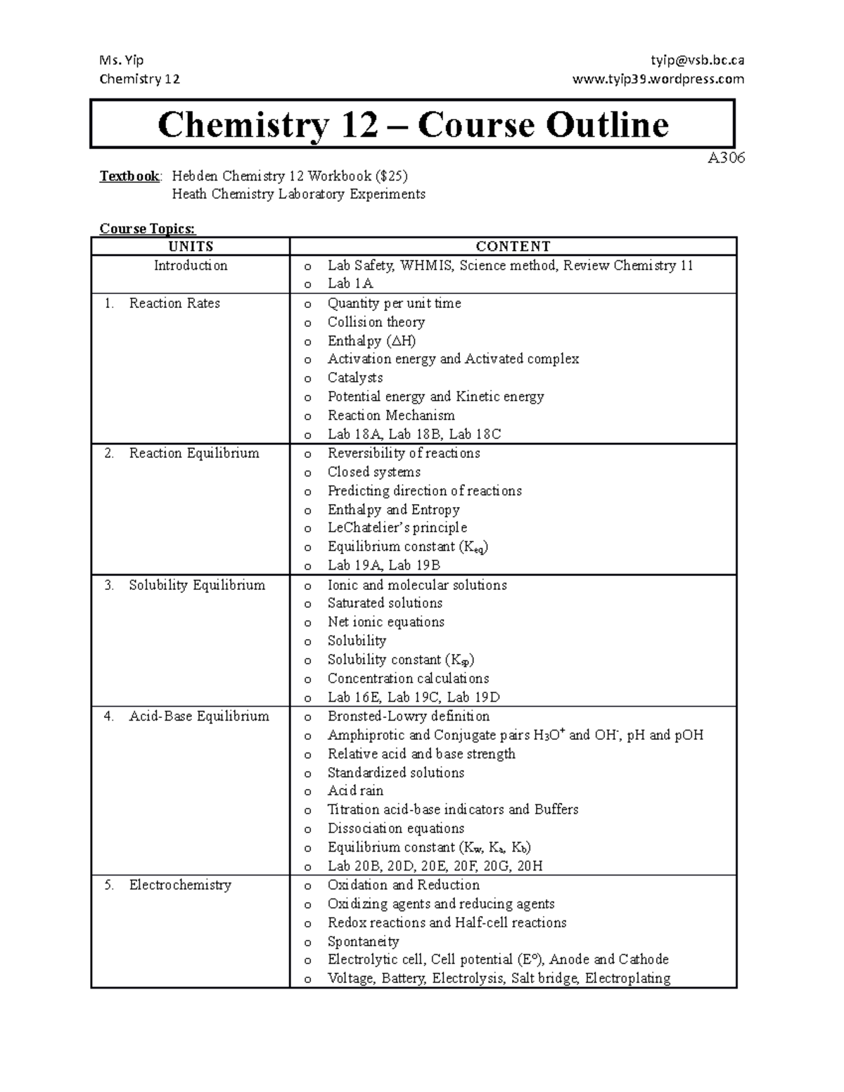 Chem 12 course outline - Ms. Yip tyip@vsb.bc Chemistry 12 tyip39 ...