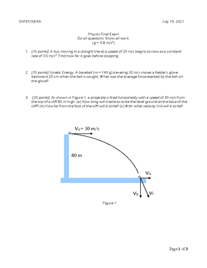 LAB #2 - This is a homework for lab 2 - SPEED LAB x 1 (cm) x 2 (cm) Δt ...