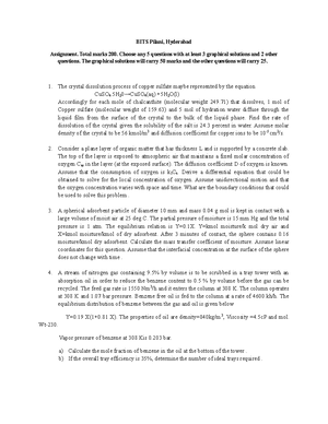 Pdfcoffee - Solution manual for Mass Transfer operations textbk - Mass transfer operations ...