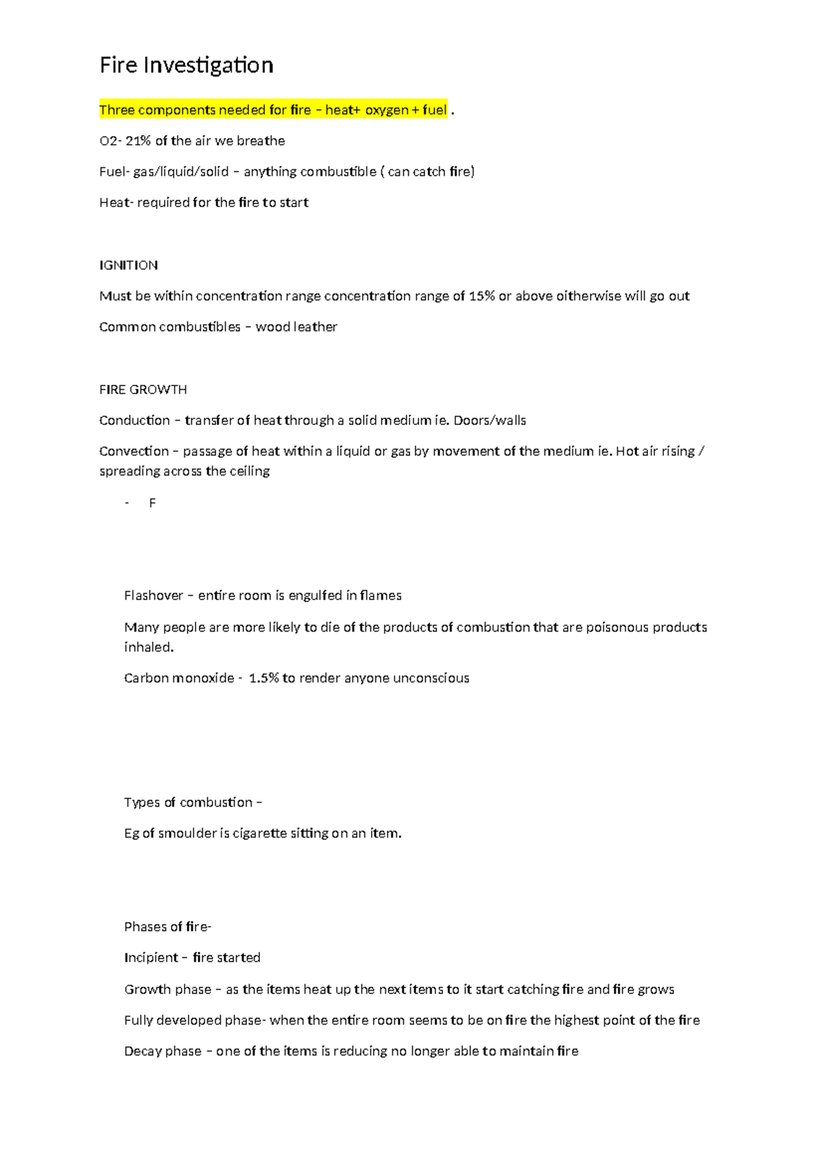 Three components needed for fire - O2- 21% of the air we breathe Fuel ...