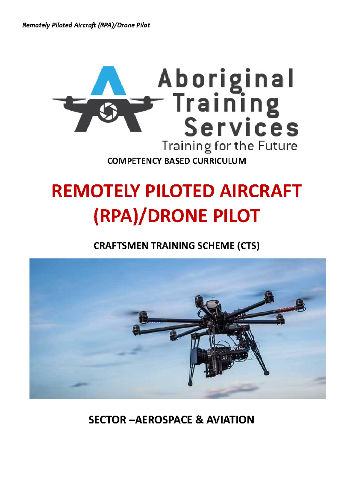 RPAS course curriculum supreme version (Editable File) - Remotely ...