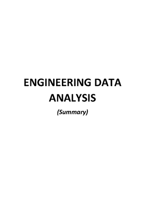 Correlation and Simple Linear Regression 2 - Engineering Data Analysis - TIP - Studocu
