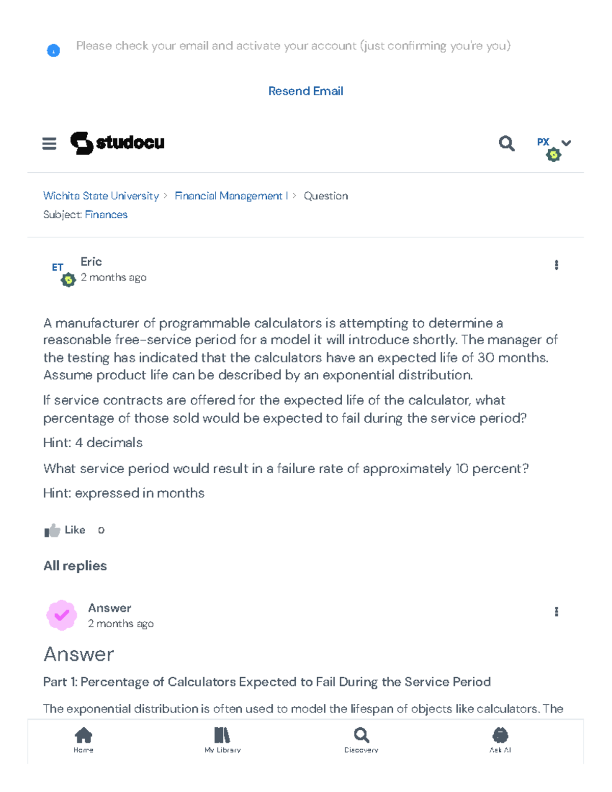 [Solved] A manufacturer of programmable calculators is attempting - Financial Management I (FIN ...