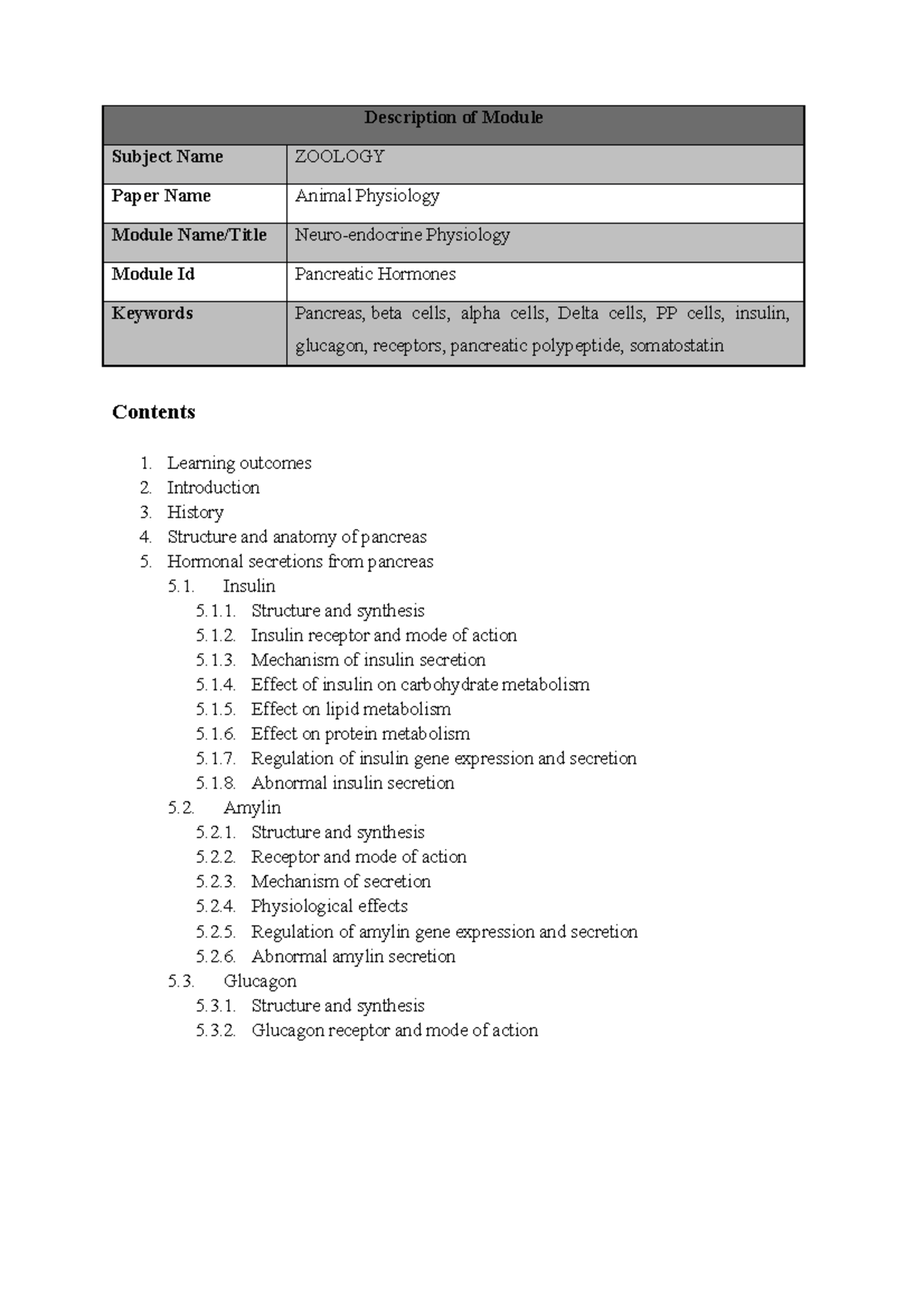 Endocrinology-calicut university lecture note - Animal Physiology ...