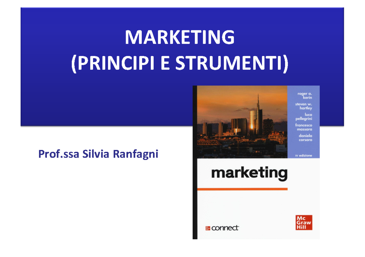 Capitolo 15 - Le strategie di definizione dei prezzi - MARKETING (PRINCIPI E STRUMENTI) Prof ...