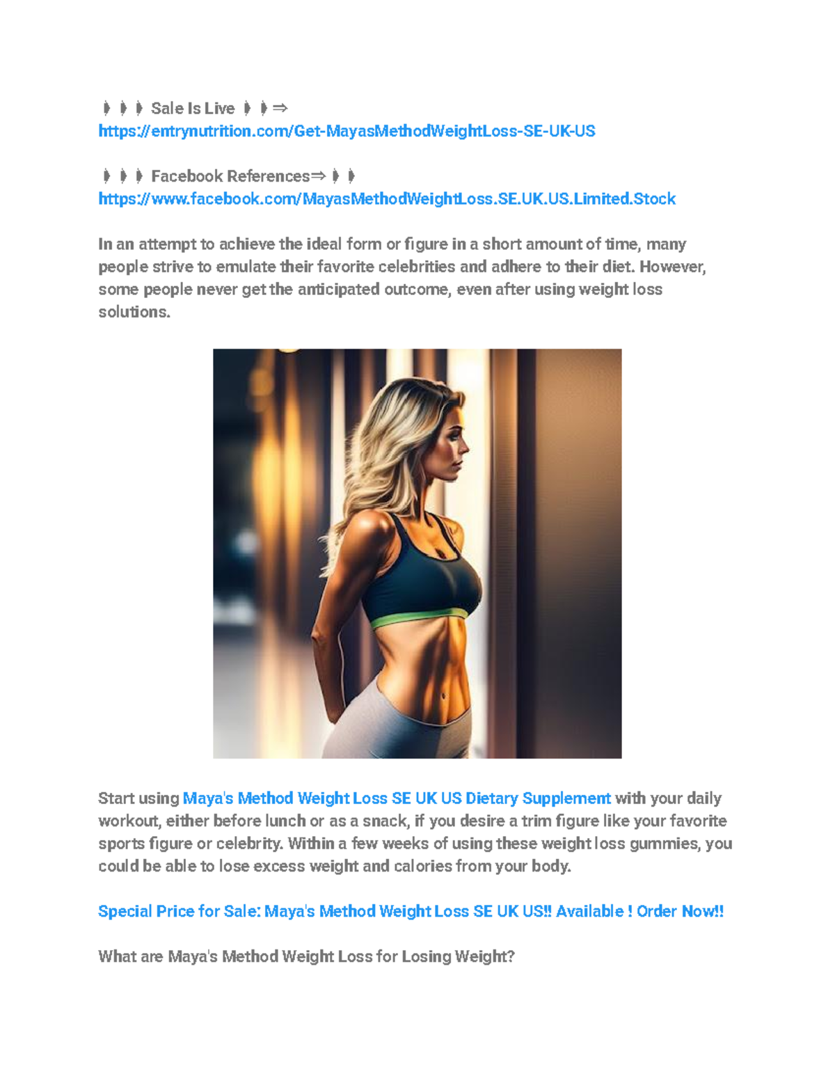 Maya's Method Weight Loss SE UK US Crafting Your Path - Sale Is Live ⇒ - Studocu