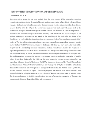 The evolution of conflict sensitivity and the spectrum of ambition - In ...