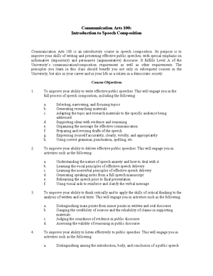 ART-100 - Summary Anatomy and Physiology - COURSE OUTLINE ART 100: Art ...