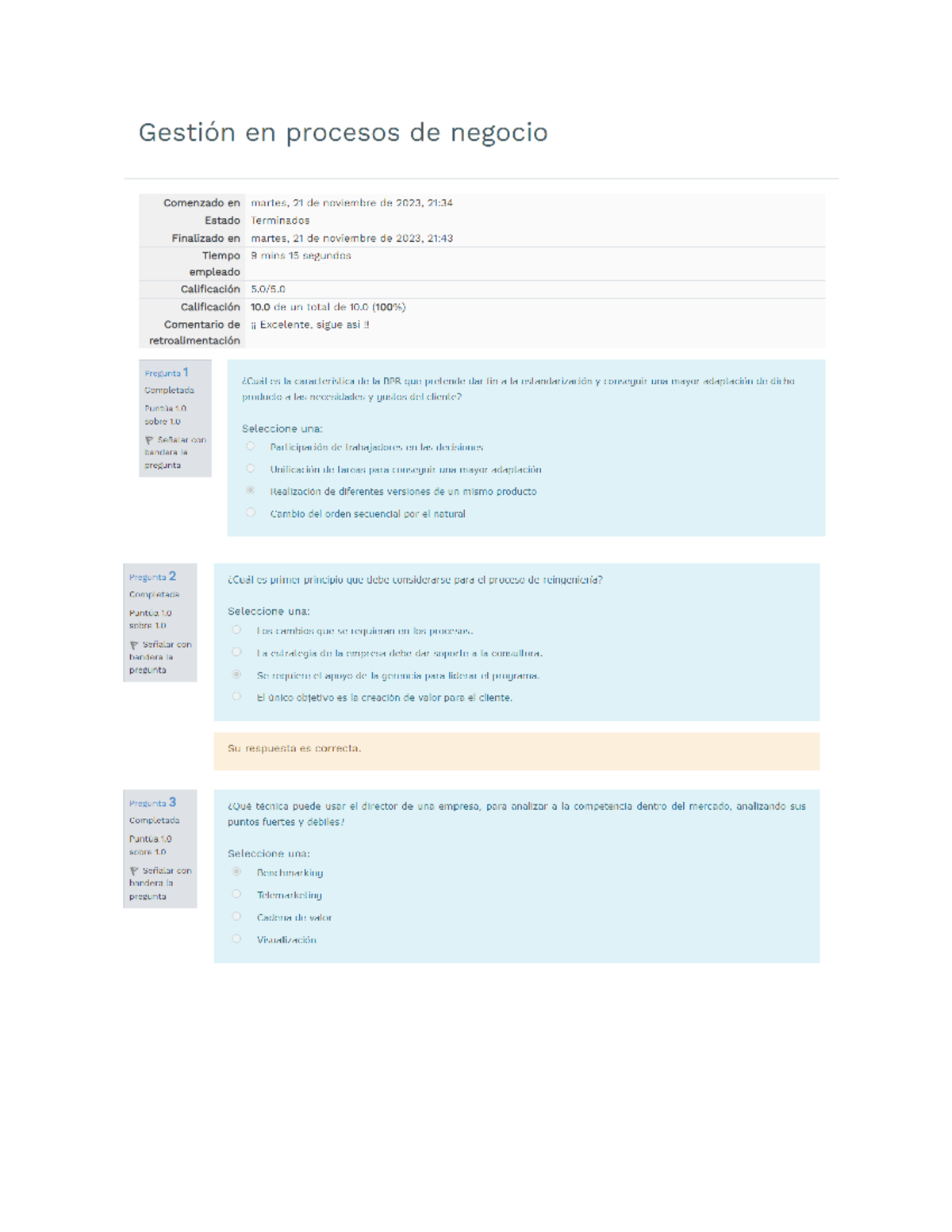 Gestion en proceso de negocio SEM4 - Gestion en Procesos de Negocios - Studocu