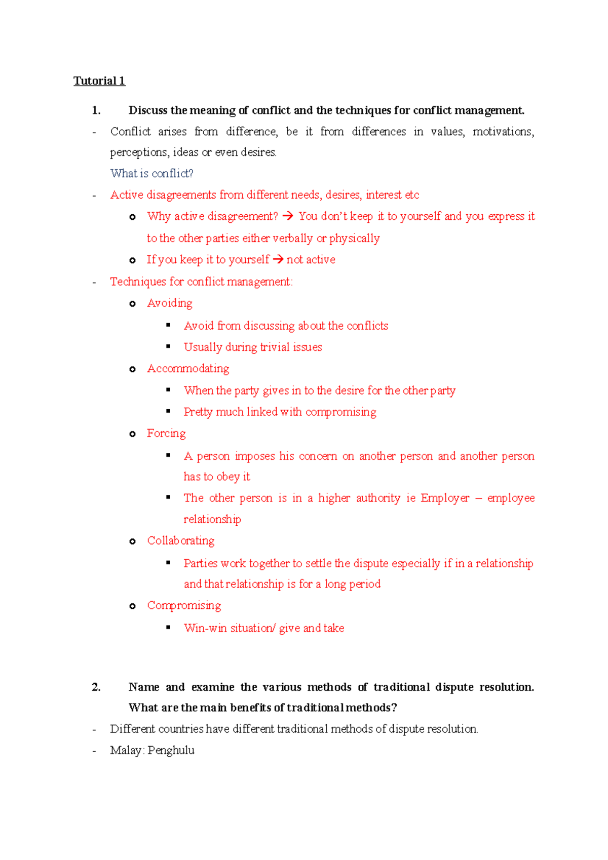 Tutorial 1 - basic introduction to ADR - Tutorial 1 1. Discuss the ...