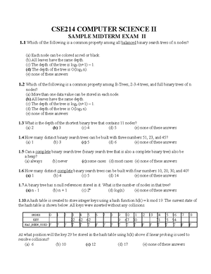 Homework 1 - pdf version - CSE 214 - SBU - Studocu