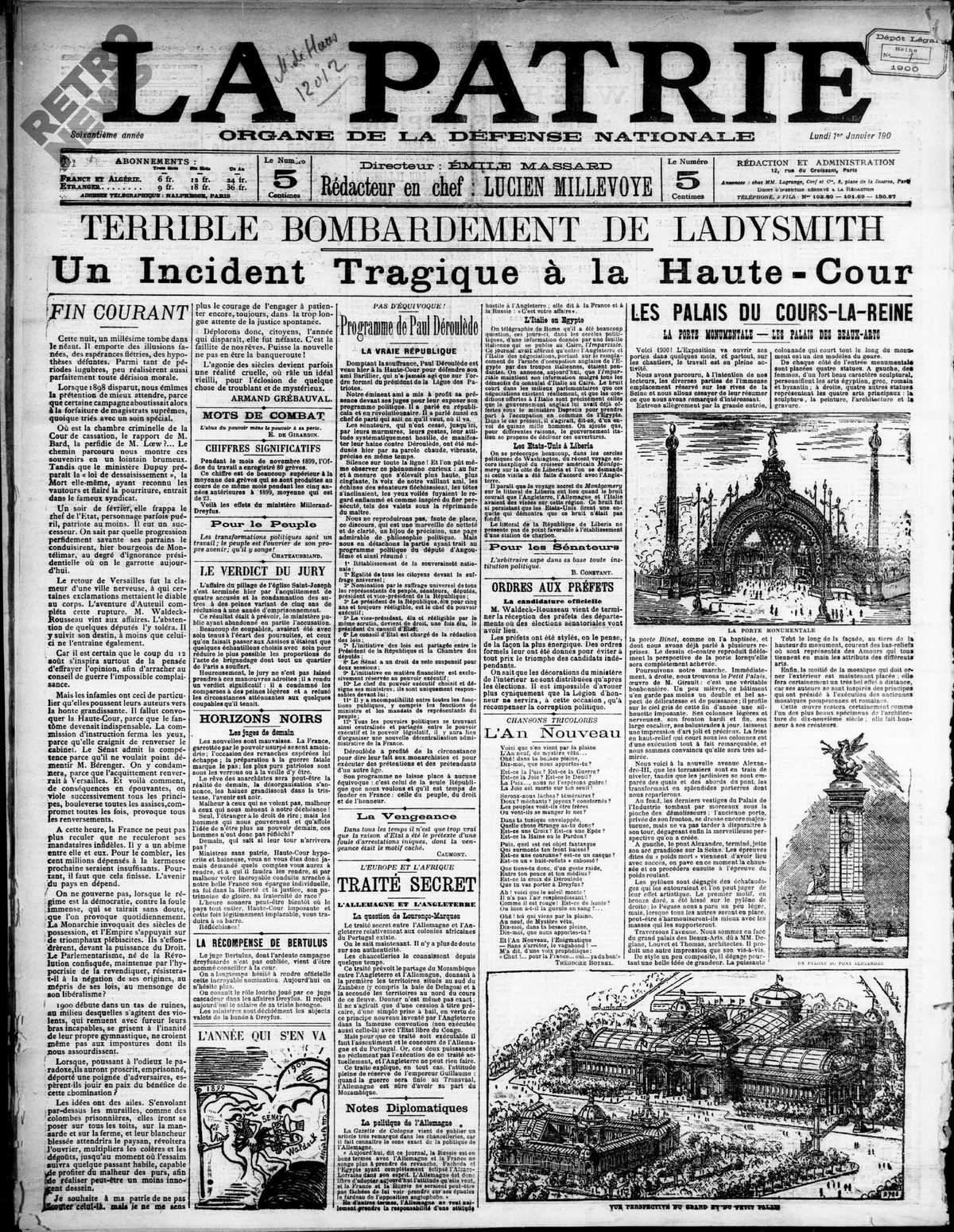 1900 01 01 La Patrie 1841 1937 Retronews - Matemáticas - Studocu