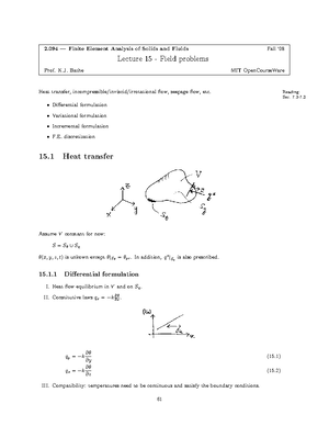 Logistic regression - Logistic Regression MIT 15 Course Notes Cynthia ...