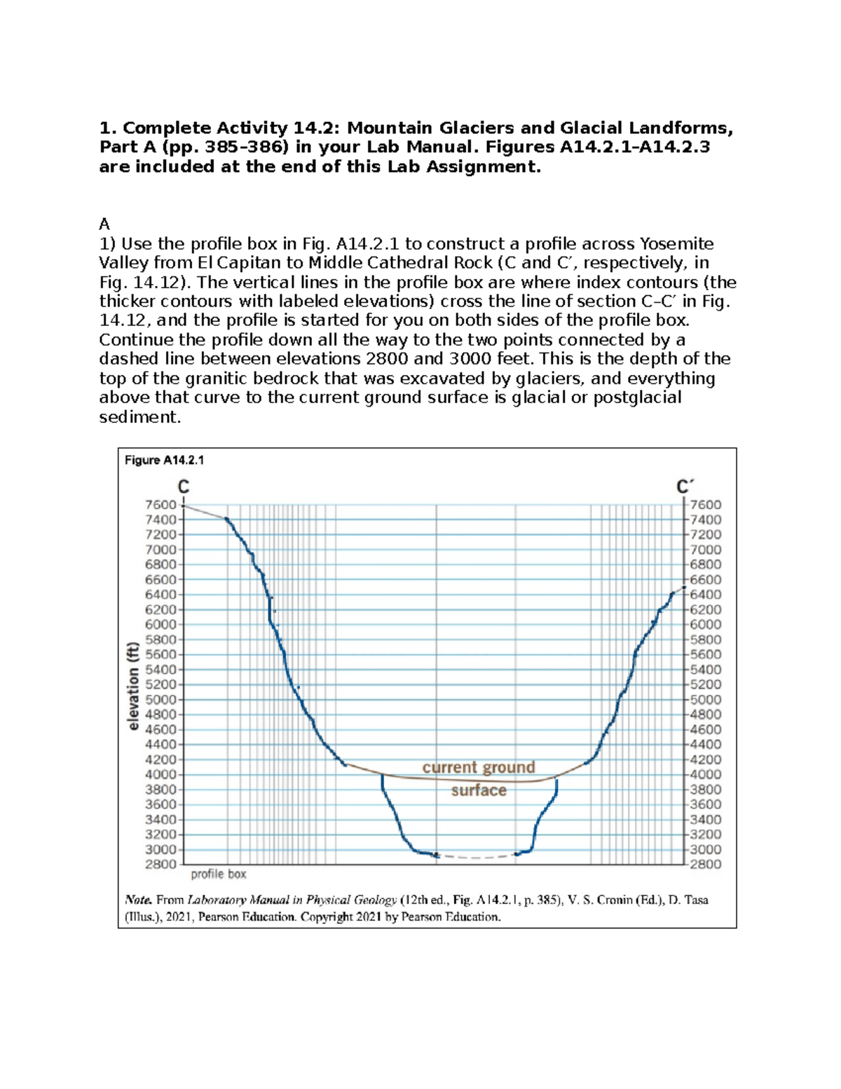 Lab 7 - Geol 200 - Lab work on rocks - 1. Complete Activity 14 ...