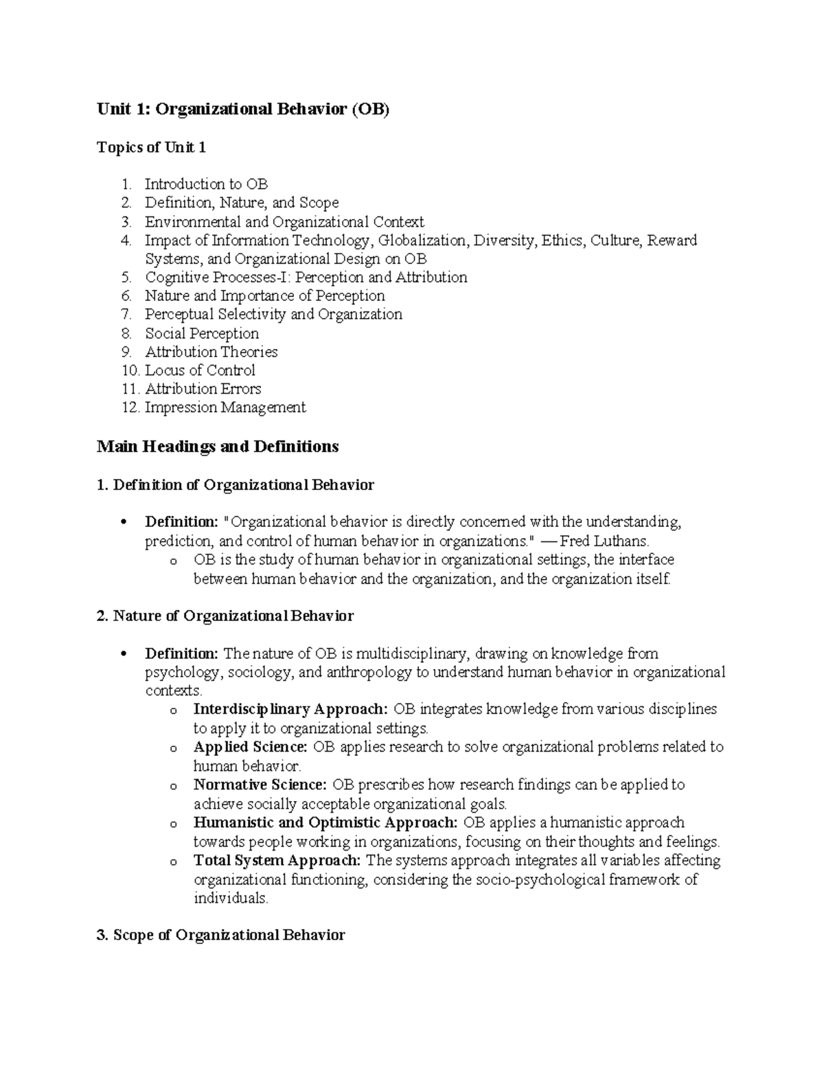 Headings aligned - Summary human computer interaction - Unit 1 ...