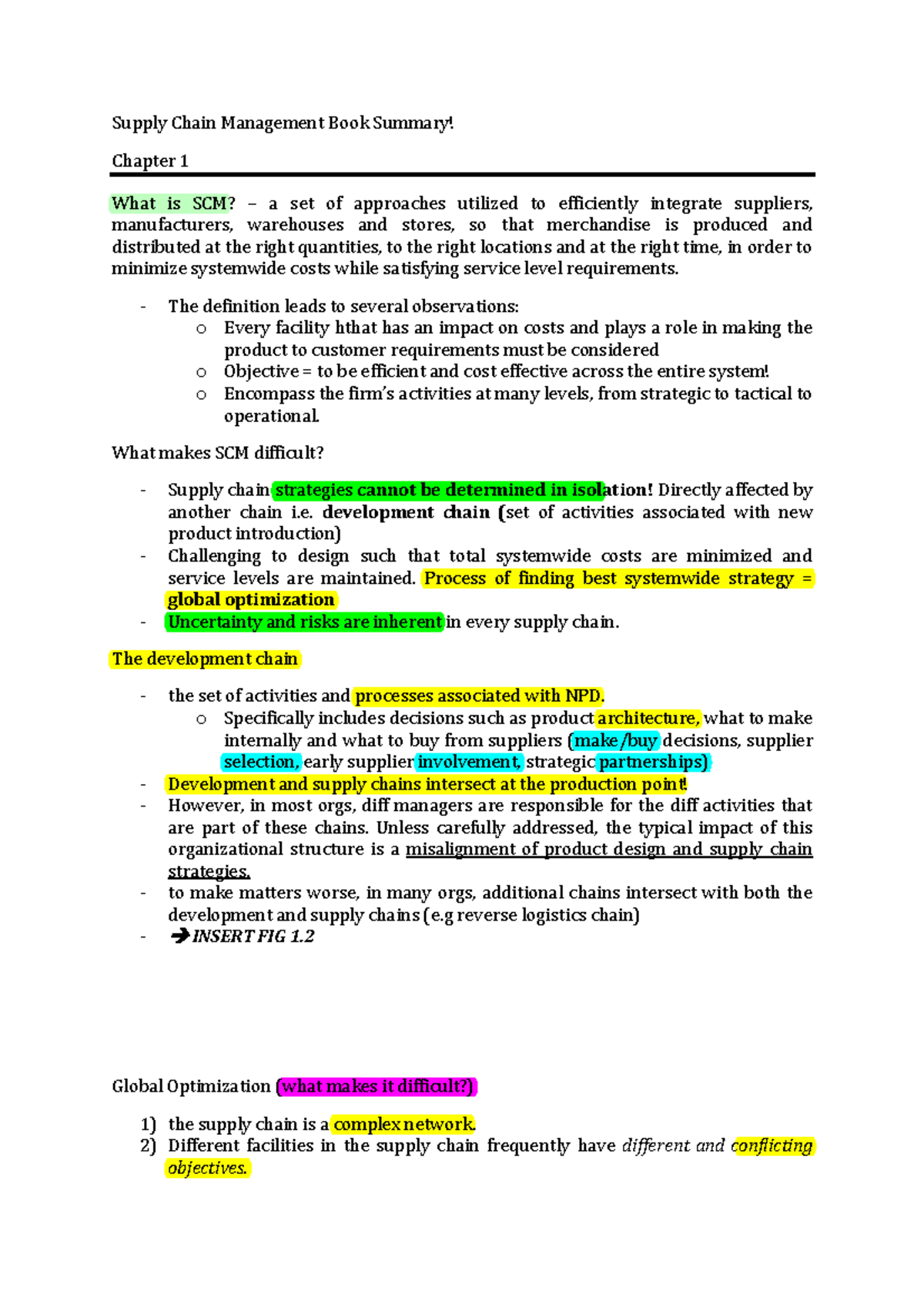 Samenvatting Designing and Managing the Supply Chain - Supply Chain ...