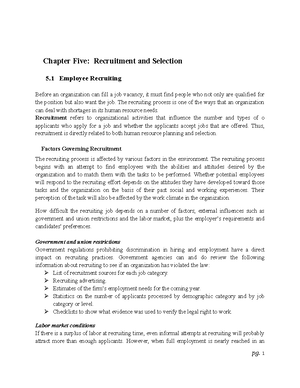 HRM Chapter 3 - CHAPTER THREE JOB ANALYSIS & HR PLANNING Meaning and ...