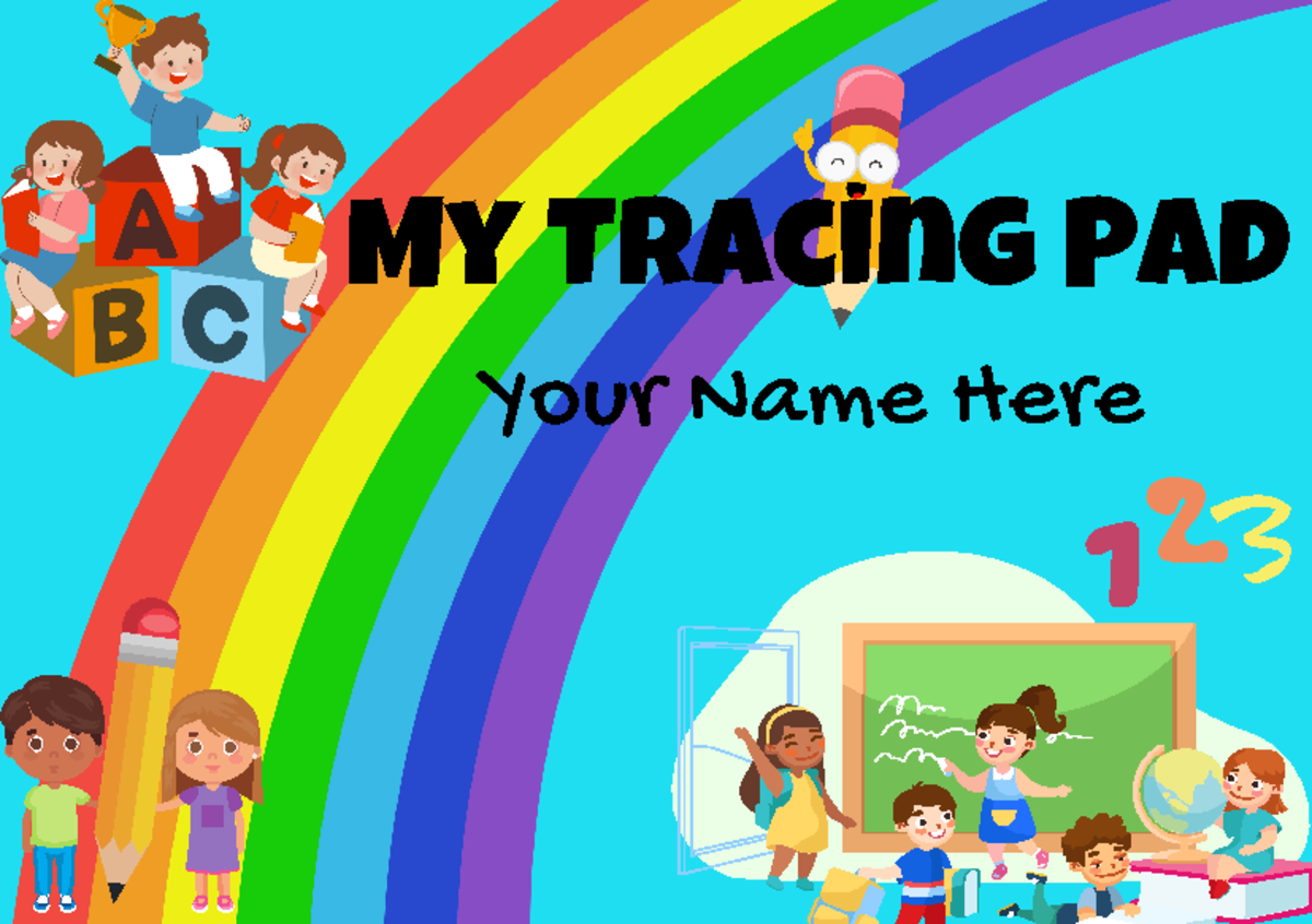 Tracing Pad (boy) - My Tracing Pad Your Name Here Malia Morgan H ...