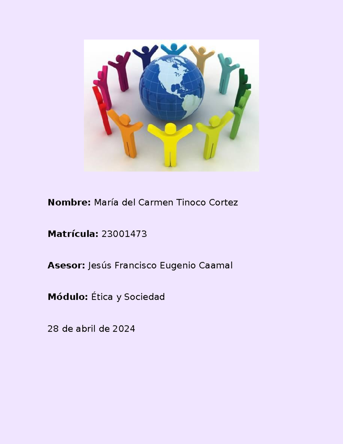 Mis compromisos - Etica y Sociedad v2 - Nombre: María del Carmen Tinoco ...