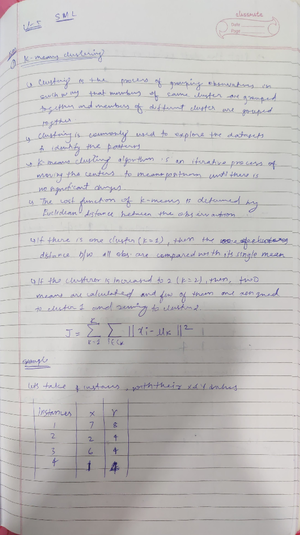 1. Statistical ML syllabus - Statistical Machine Learning - Studocu