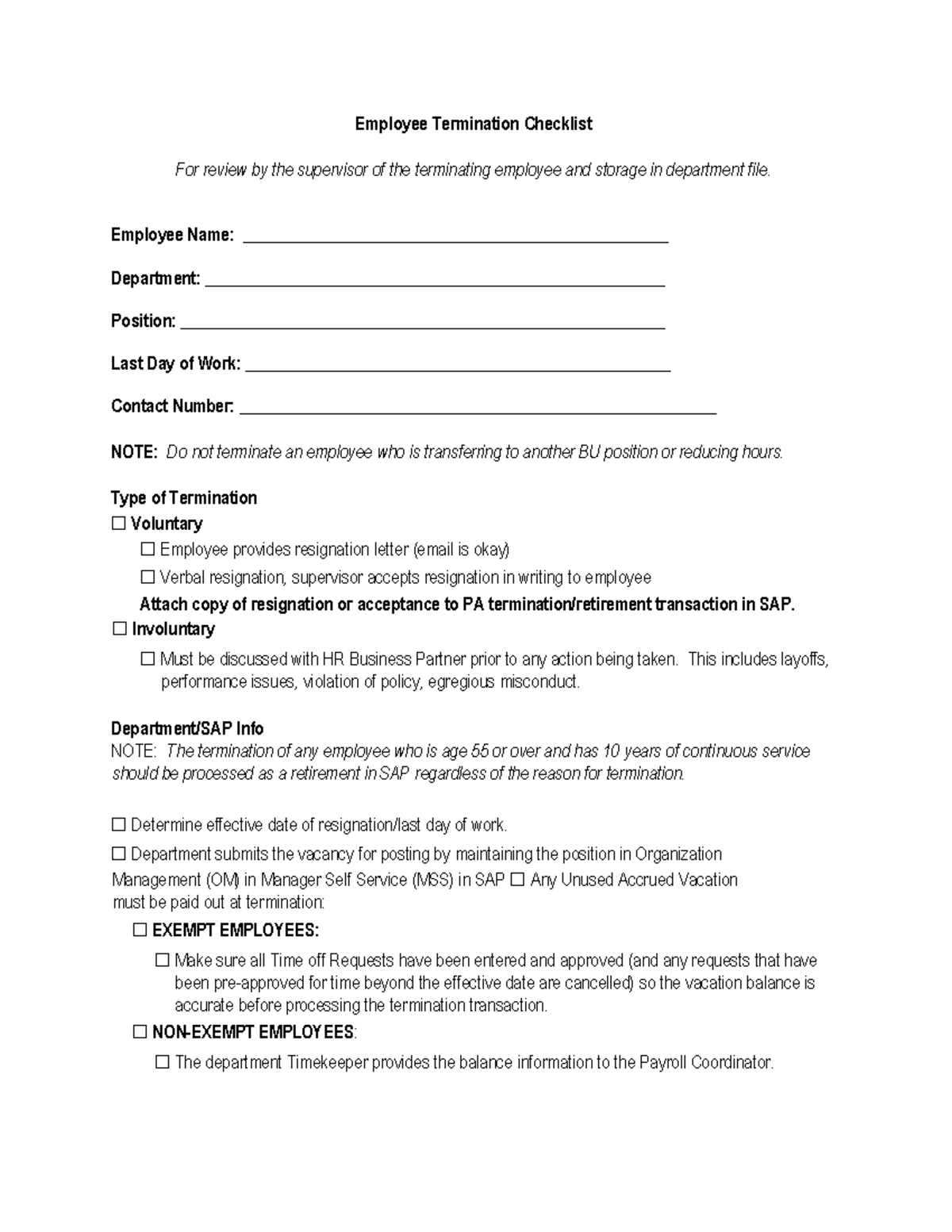Termination And Retirement - Human Resource Management - USeP - Studocu
