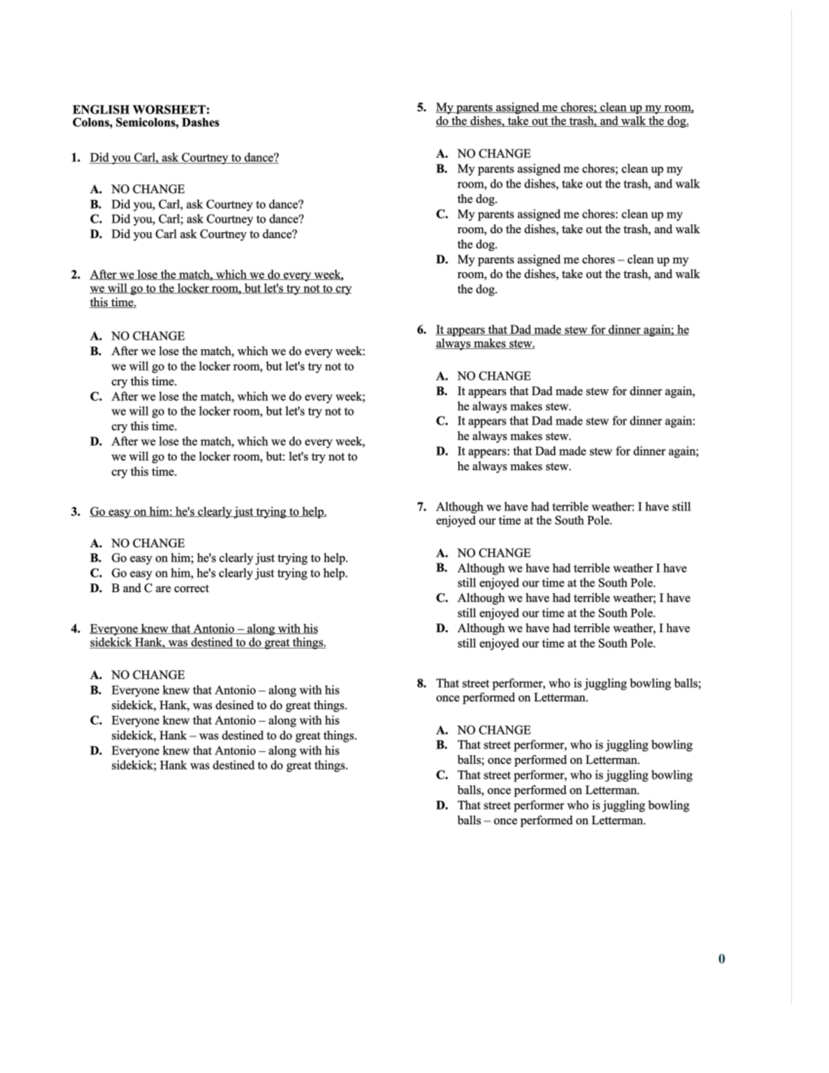 Untitled - Random questions - ENGL 115 - Studocu