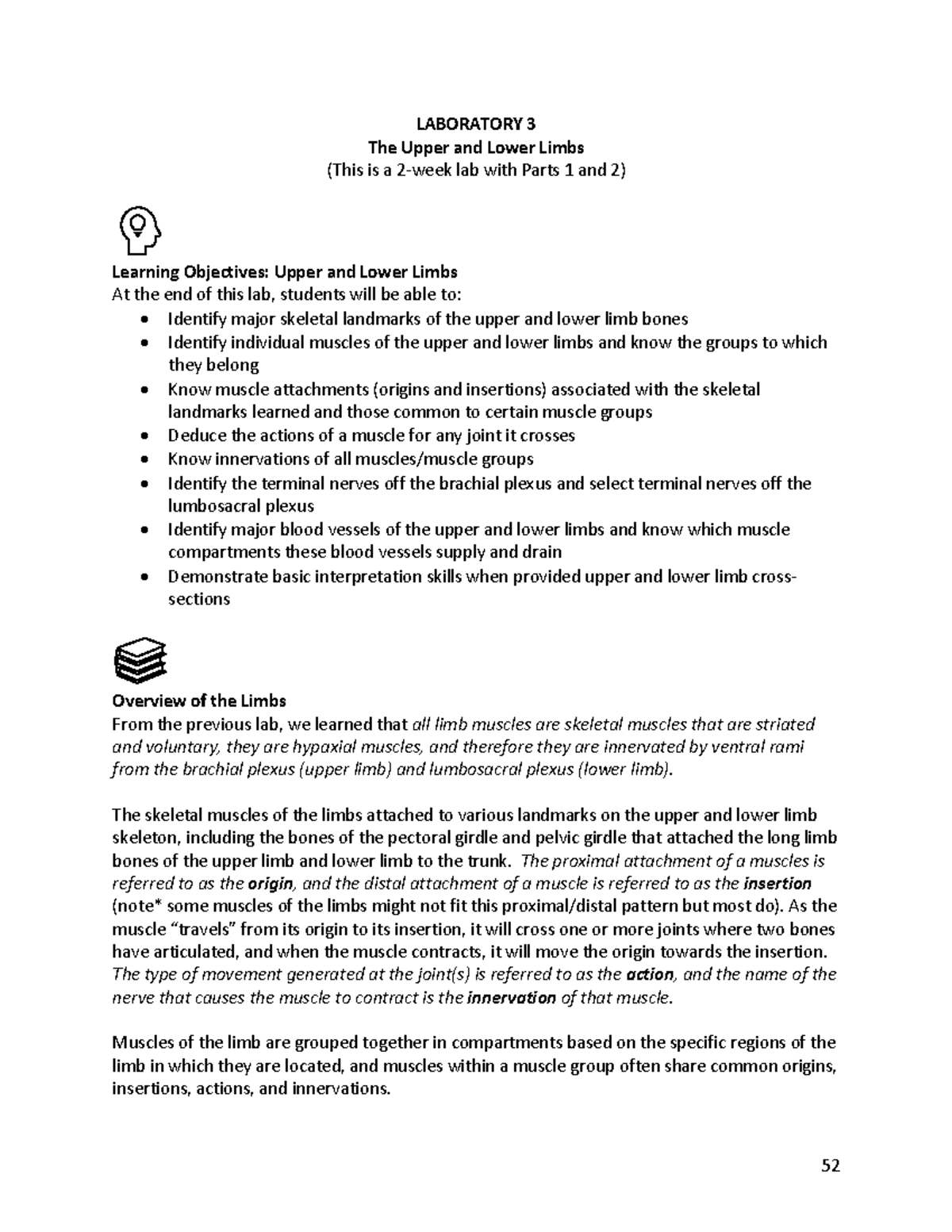 BIO 290 Laboratory Manual Fall 2023 Labs 1-4 - LABORATORY 3 The Upper ...