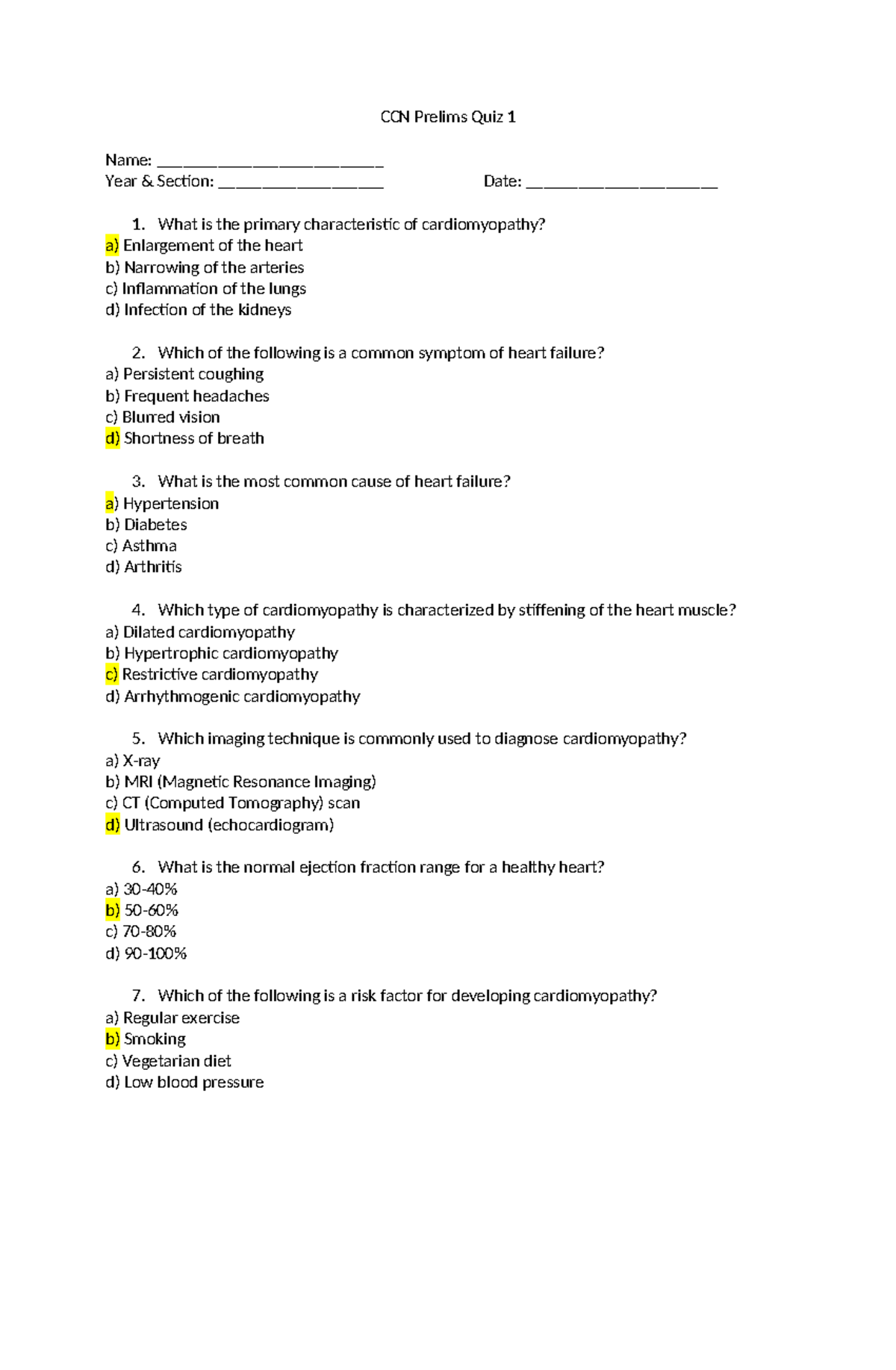 CCN Prelims Quiz 1 - THis gives a broader summarization and a big help ...