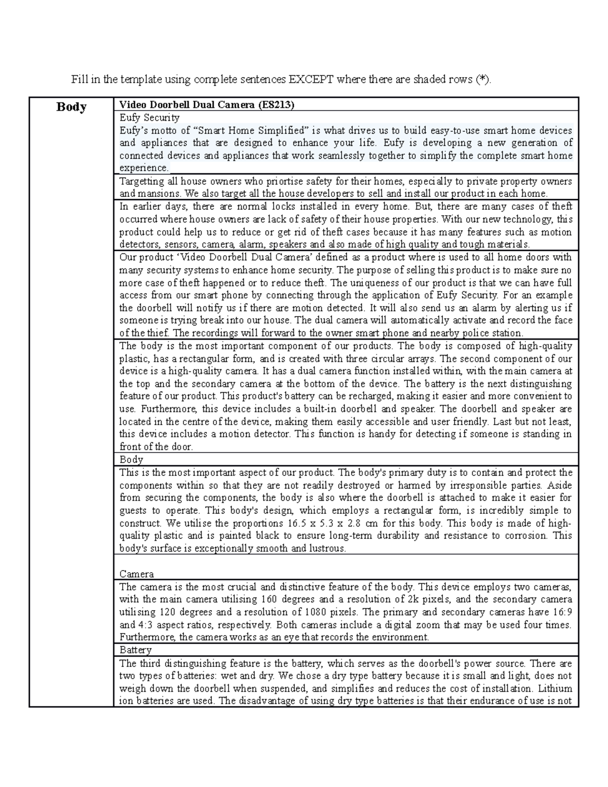 UHL2422 - Presentation Outline (Group 8) - Fill in the template using ...