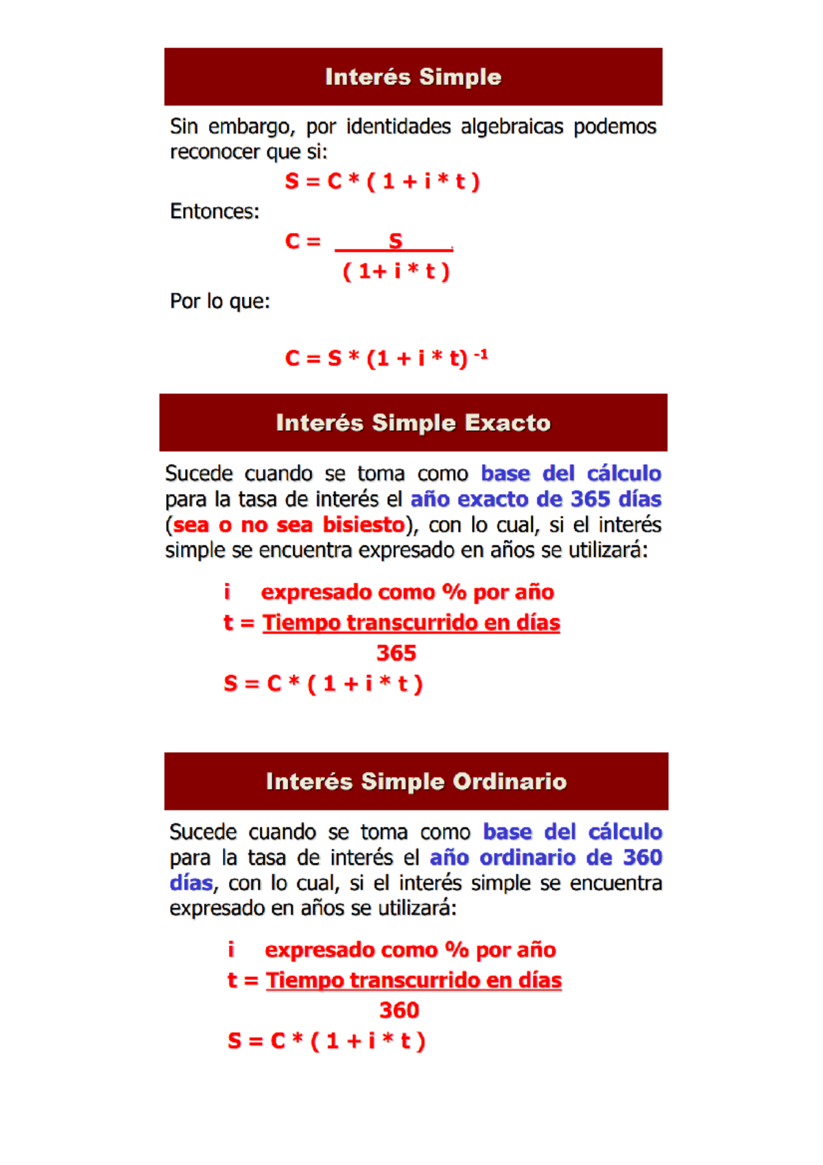 Formulas - finanzas - Finanzas e Ingenieria Economica - Studocu