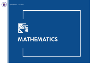 Matatag Mathematics CG 2023 - Republic of the Philippines Department of ...