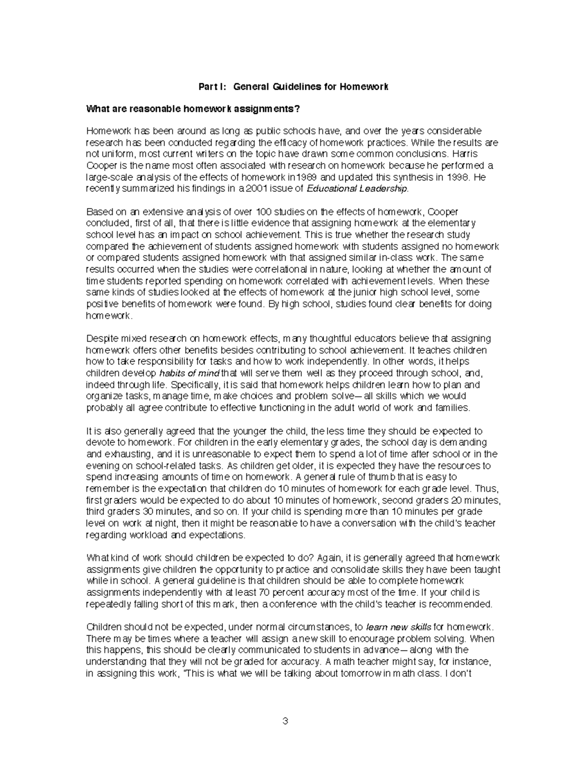 Homework-Problems-Solutions 3 - 3 3 Part I: General Guidelines for ...