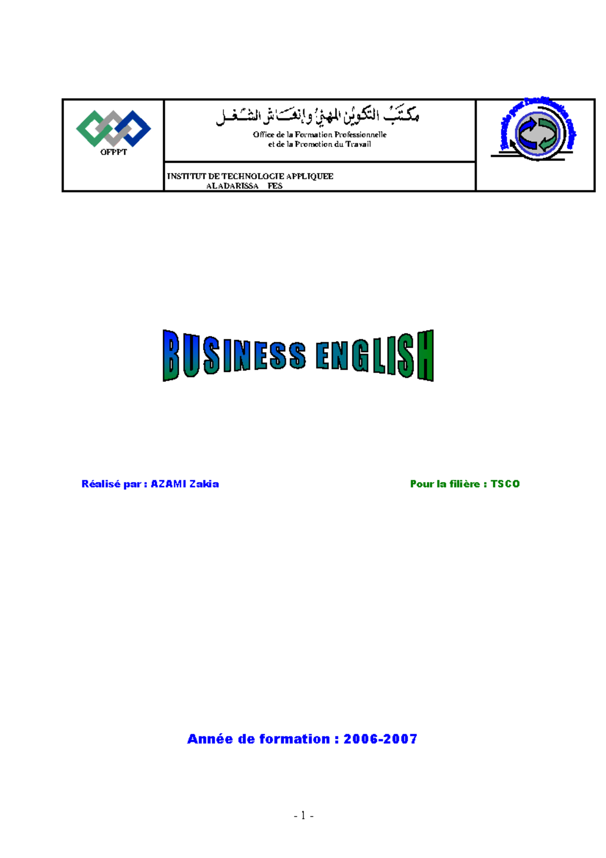 ANGLAIS_COMMERCIAL-TER-TSC.pdf - OFPPT Office de la Formation ...