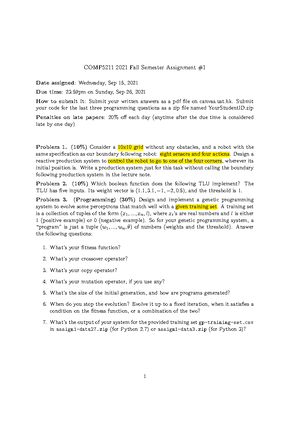 Homework 1 - Casper Kristiansson - Fall 2022 COMP 3511 Homework ...