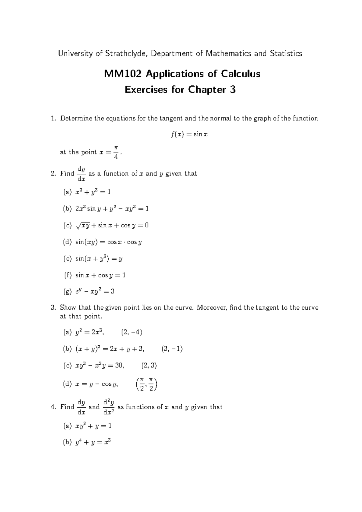 MM102 Ex Chpt 3 - University of Strathclyde, Department of Mathematics ...