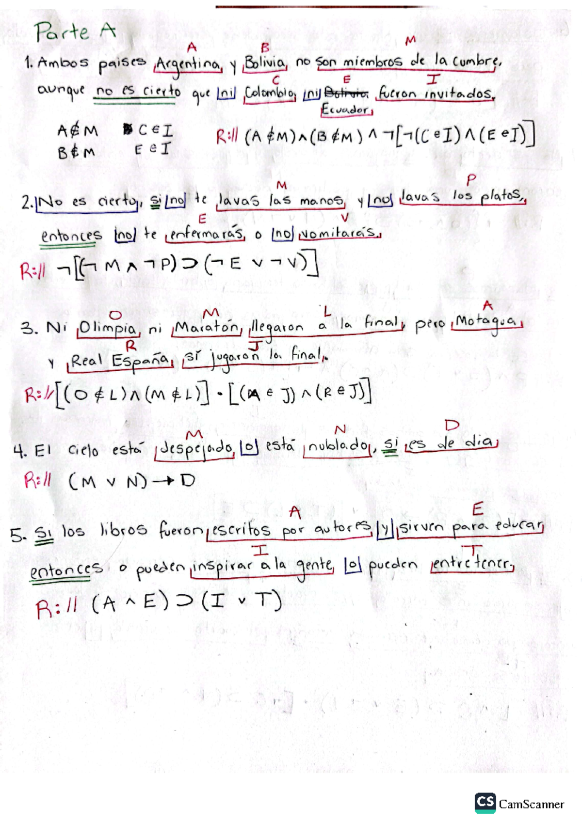 Palacios Jared a1 - Tarea 1 - Parte A A M B 1. Ambos paises Argentina ...