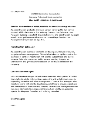 Assessment 1 - Automated Robotics in Construction - Automated Robotics ...
