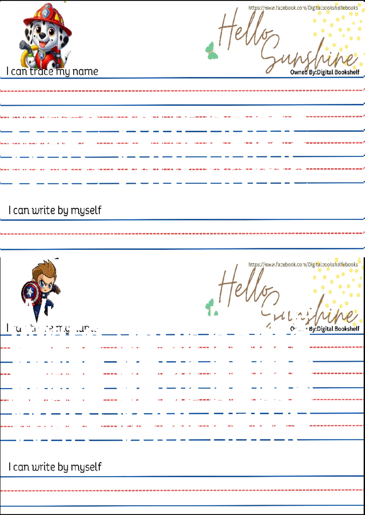 New tracing name for boys - Write your name Write your name Write your ...