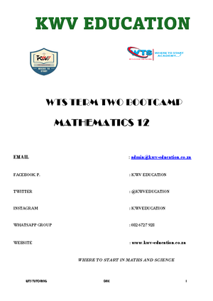 Grade 12 LO terminology - GRADE 12 TERMINOLOGY DOCUMENT TERM 1 CONCEPTS ...