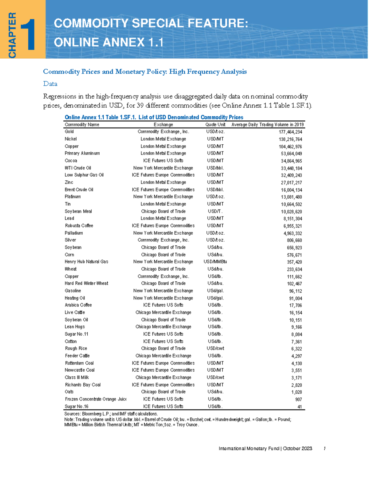 Ch1onlineannex - yuu - COMMODITY SPECIAL FEATURE: Commodity Prices and ...