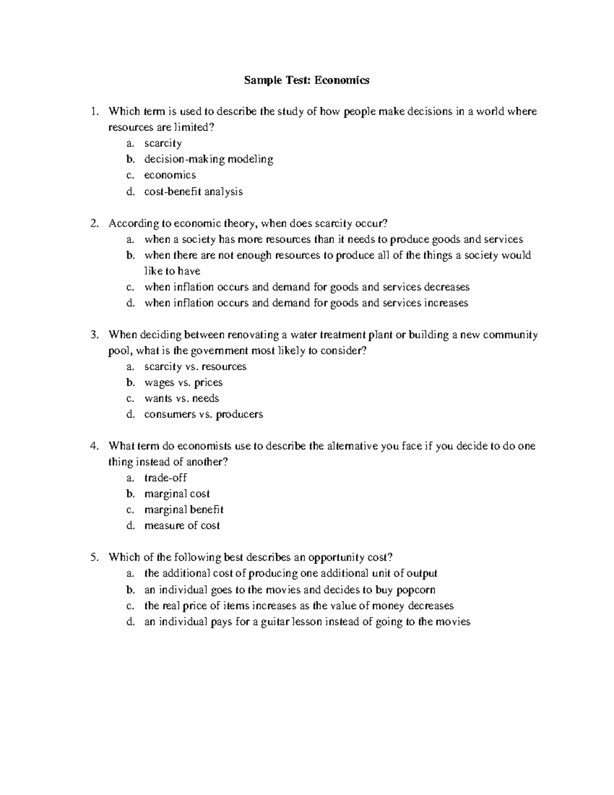 STEconomics 2 Sample Test Economics Which Term Is Used To Describe steconomics-2-sample-test-economics-which-term-is-used-to-describe