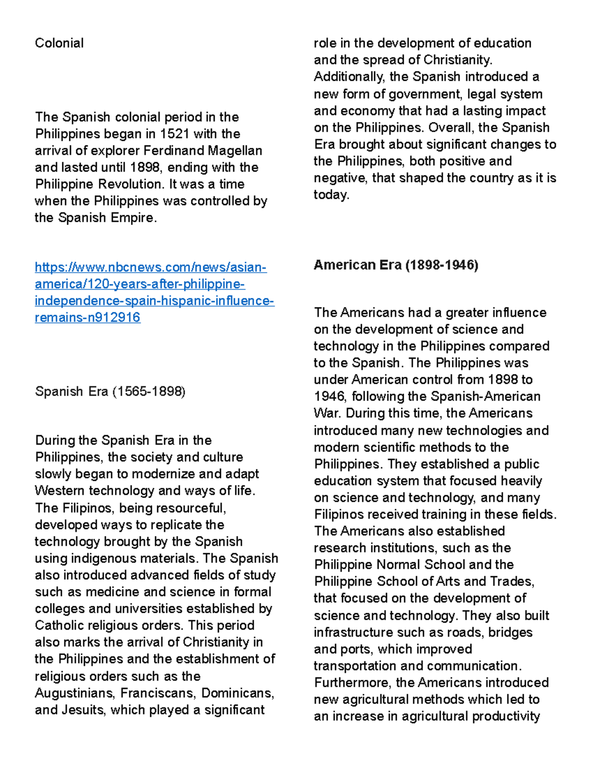 Compendyum colonial period science, technology and society - Colonial ...