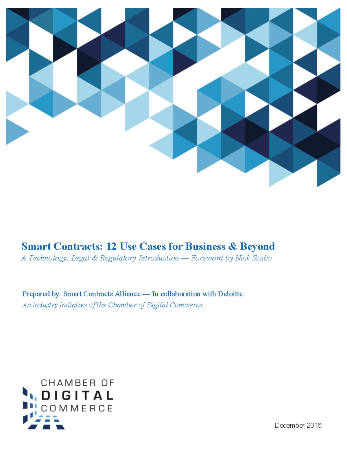 Smart contracts 12 use cases for business and beyond - Smart Contracts ...