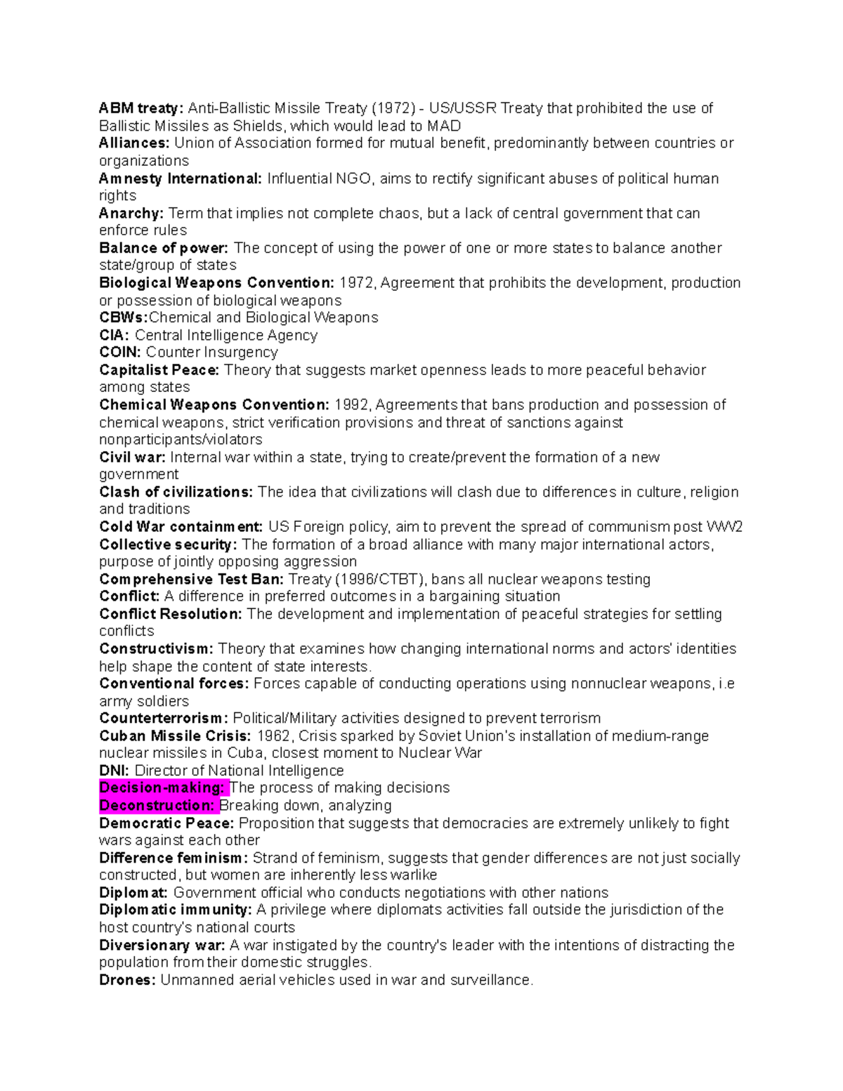 IAFS Terms and Essays - ABM treaty: Anti-Ballistic Missile Treaty (1972 ...