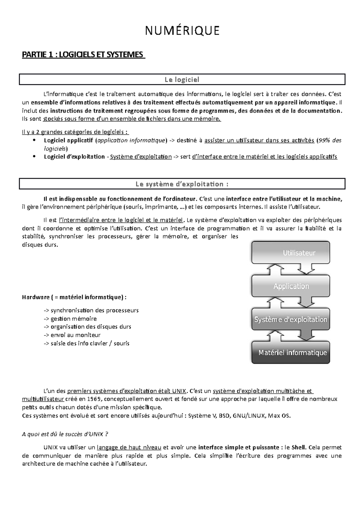 Numérique Licence 2 Droit S1 - NUMÉRIQUE PARTIE 1 : LOGICIELS ET ...